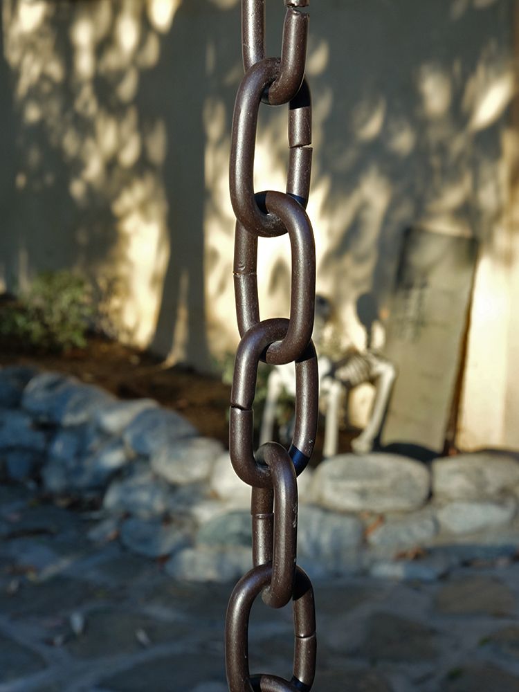 Rainchains - Large Link Bronze Rain Chain - T4-BRZ – Garden Lovers Club