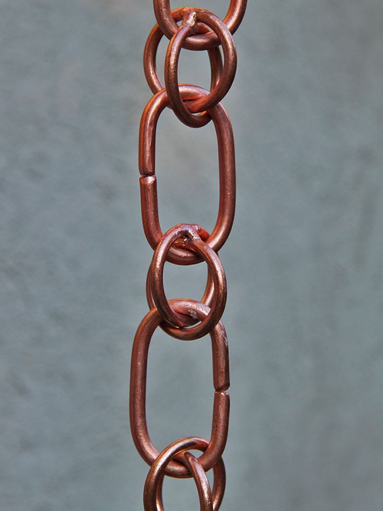 Rainchains - Link and Loop Unfinished Pure Copper Chain - 3133-COP ...